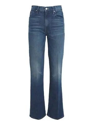 MOTHER The Kick It Straight Leg Jeans - Blue
