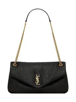 Saint Laurent Calypso Shoulder Bag - Black