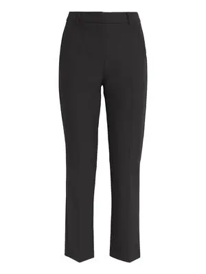 Max Mara Straight Tailored Trousers - Black