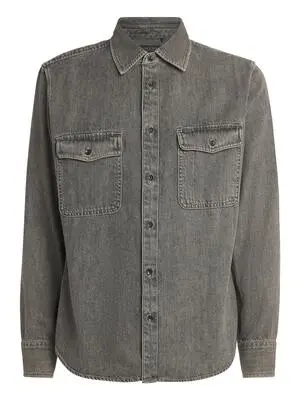 Rag & Bone Denim Overshirt - Green