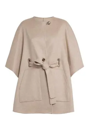 MAX MARA Cashmere Belted Cape