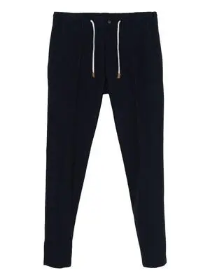 Eleventy Pleated Trousers - Blue