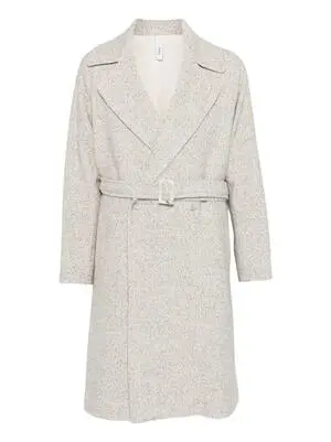 HEVO Textured Weave Coat - Beige