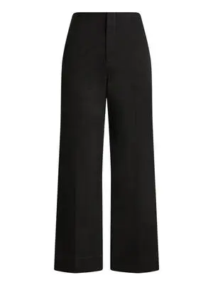 Scanlan Theodore Denim Cropped Jean - Black