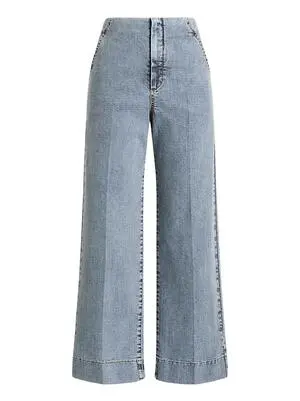 SCANLAN THEODORE Denim Cropped Jean