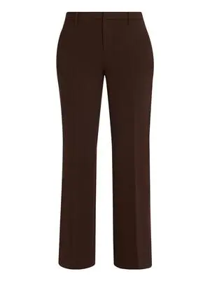 Vince Mid-rise Tailored Flare Pants - Deep Espre