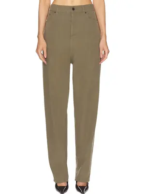 Saint Laurent Straight Leg Trouser - Authentic Kaki