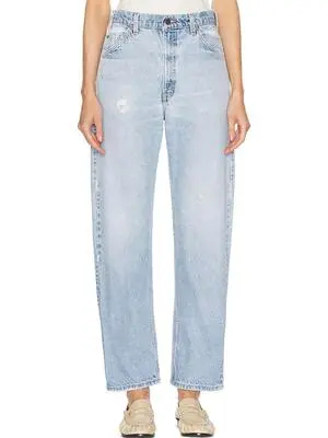 ALIGRACE Relaxed Straight Leg Jeans - Light