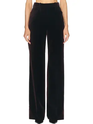 TOM FORD Boot Cut Pant - Dark Oak
