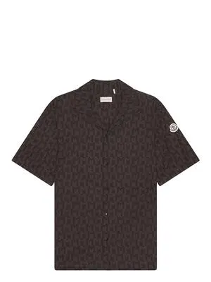 Moncler Short Sleeve Shirt - Brown