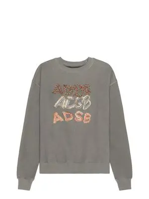 Andersson Bell Adsb Patch Logo Sweatshirt - Charcoal