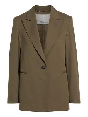 3.1 Phillip Lim Wool-twill Blazer - Army Green