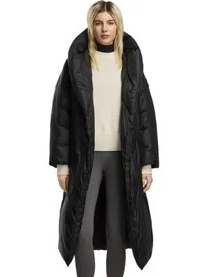 Canada Goose Elie Blanket Wrap Coat - Black