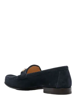 Brunello Cucinelli Horsebit-detail Suede Loafers - Blue