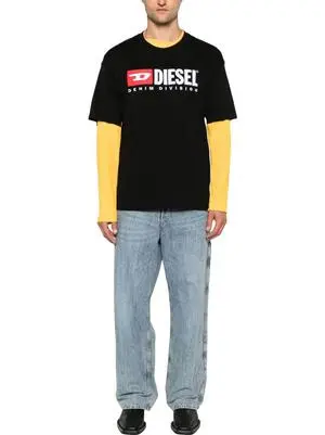 DIESEL T-boxt-div T-shirt - Black