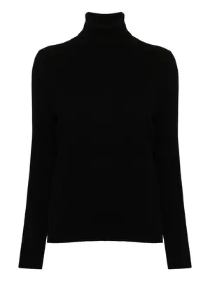 Eric Bompard Classic Turtleneck Sweater - Black