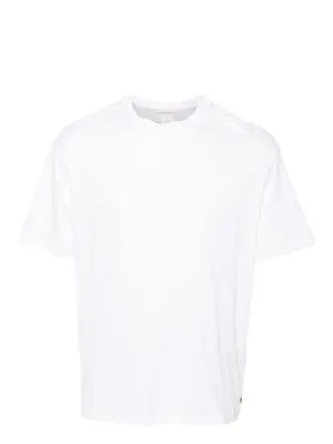 Eleventy Logo-print T-shirt - White