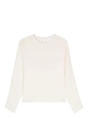 Costarellos Crepe Top - Neutrals