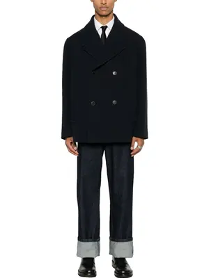 Valentino Garavani Virgin Wool Coat - Blue