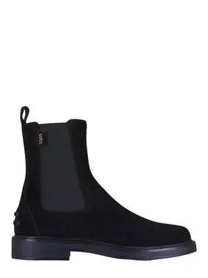 TOD'S Pull-tab Chelsea Boots - Black