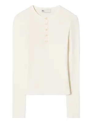 Tory Burch Henley Jumper - White