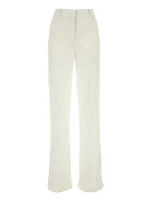 Stella McCartney High-waist Wide-leg Trousers - White