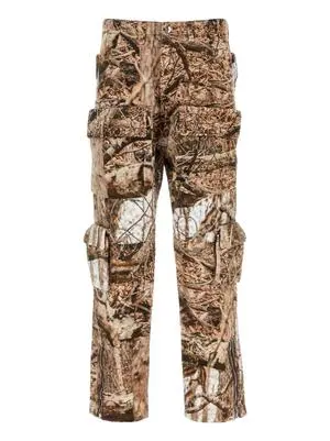 1989 STUDIO Camouflage-print Trousers - Brown