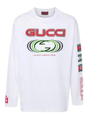 Gucci Logo-print Cotton T-shirt - White