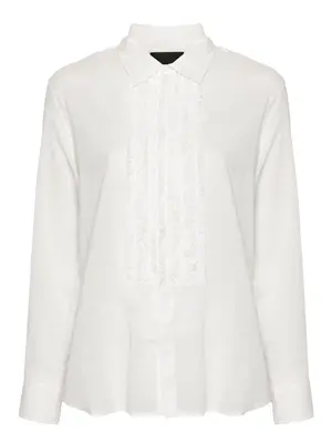 NILI LOTAN Nathael Shirt - White