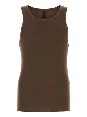 ENTIRE STUDIOS Stretch Tank Top - Brown
