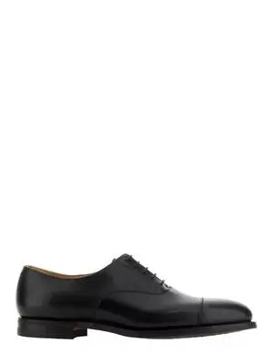 Crockett & Jones Connaught Leather Lace-up Shoes - Black