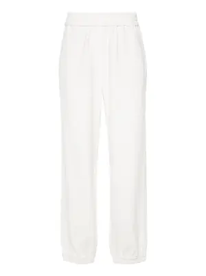 Brunello Cucinelli Jersey Track Pants - White