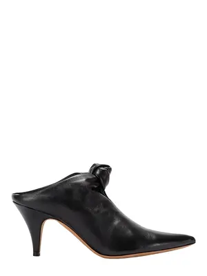 Khaite Rowan 75mm Mules - Black