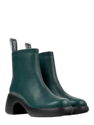 Camper Thelma Platform Bootie Dark Green