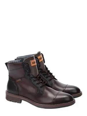 Pikolinos PIKOLINOS York M2M Lace-Up Cap Toe Boot Olmo