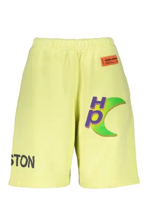 Heron Preston Cotton Shorts - Yellow
