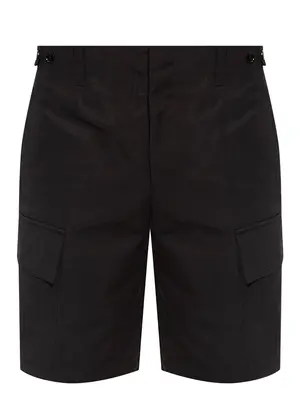 JIL SANDER Cotton Cargo Shorts - Black