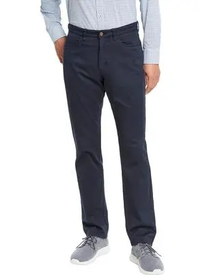 Johnston & Murphy Straight Leg Jeans - Navy