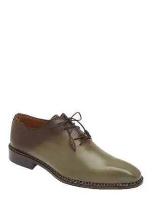 Mezlan Barbaro Leather Oxford - Olive/mocha