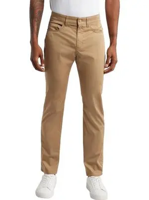 BOSS BOSS Delaware Stretch Straight Leg Pants Open Beige