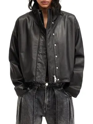 ALLSAINTS Ryder Leather Jacket - Black