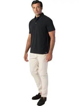 Robert Talbott Walker Short Sleeve Polo - Black
