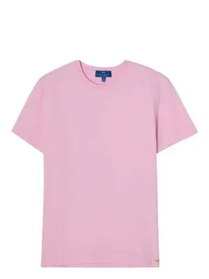 Robert Talbott Dean Stretch Jersey Tee Pink