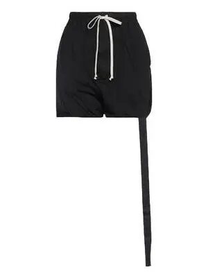 Rick Owens Light Cotton Blend Athletic Shorts - Black