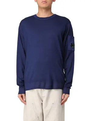 C.P. COMPANY Pullover Sweater - Blue