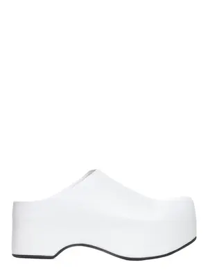 Marni Platform Clogs White