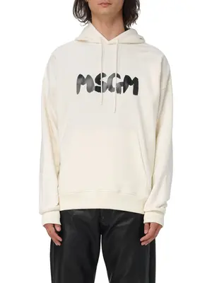 MSGM MSGM Relaxed Fit Sweatshirt Natural