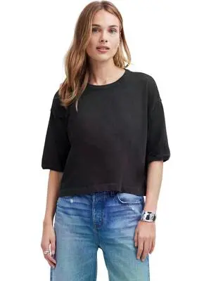 Madewell Relaxed Boxy Tee - Black Coal