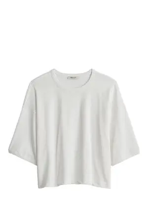 Madewell Relaxed Boxy Tee Eyelet White