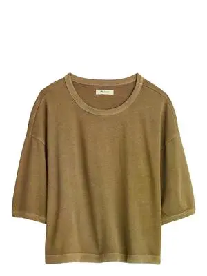 Madewell Relaxed Boxy Tee Faded Birch